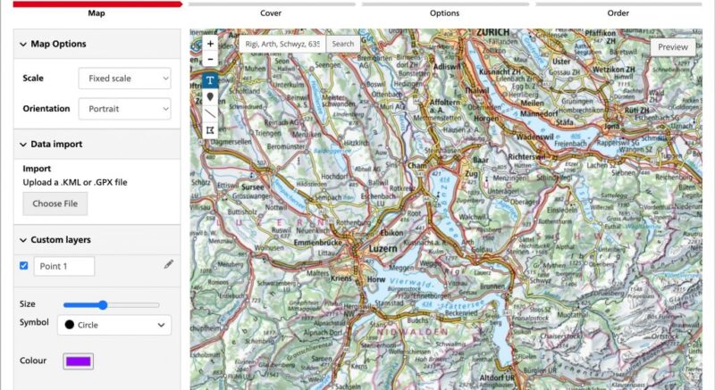 Delivering Personalized Content to Custom Printed Maps